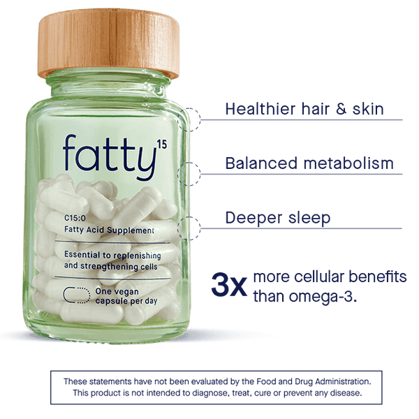 Pentadecanoic Acid Supplement | C15:0 | fatty15